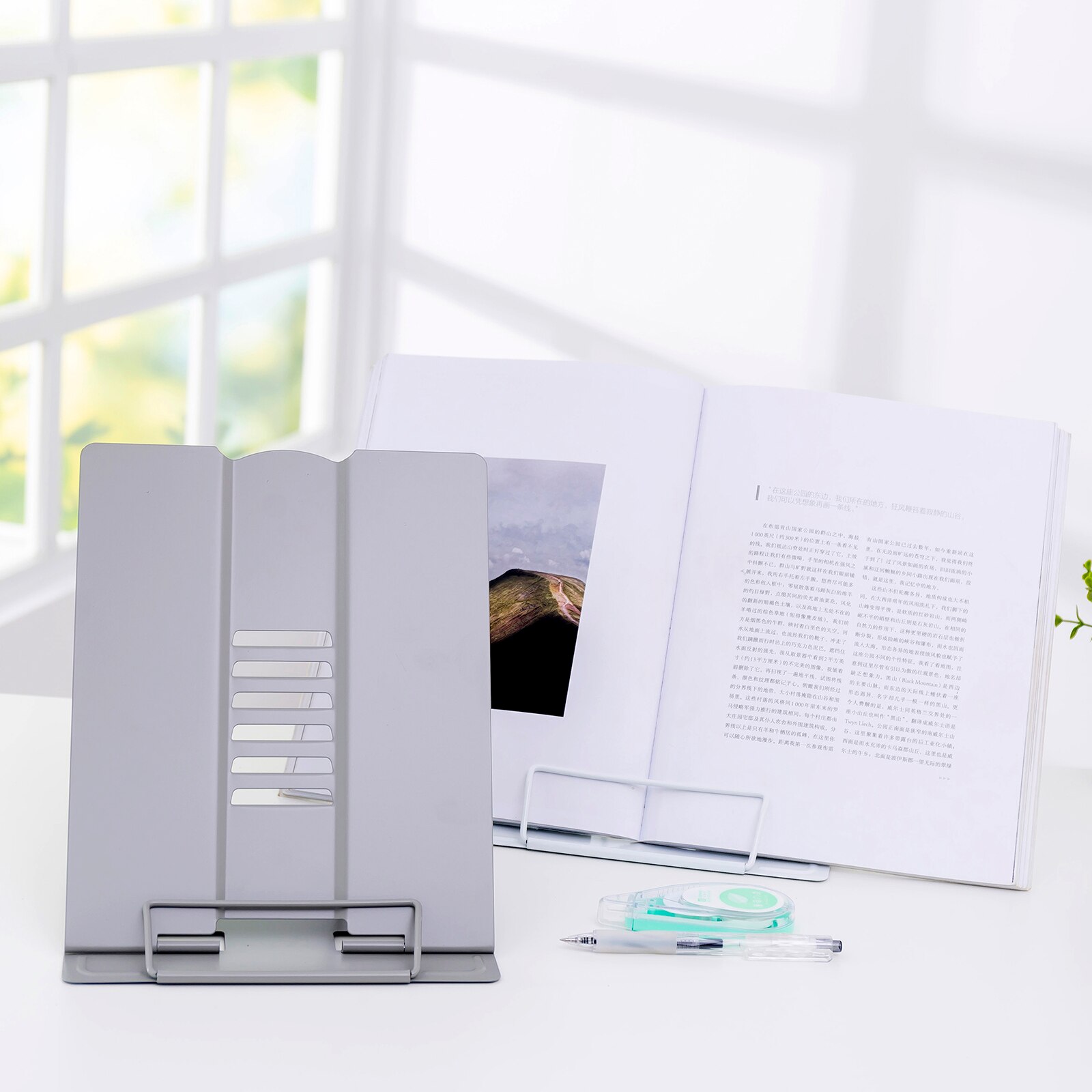 Adjustable Angle Book Reading Stand Folding Docume... – Grandado