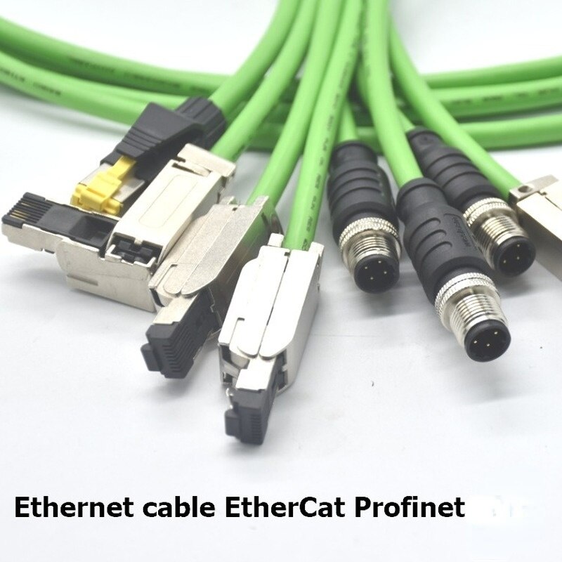 Profinet-Cable conector M12 de 4 pines D a RJ45, c... – Grandado