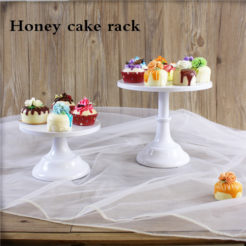 Round Cake Stand Wrought Iron Cake Rack Base Desse... – Vicedeal