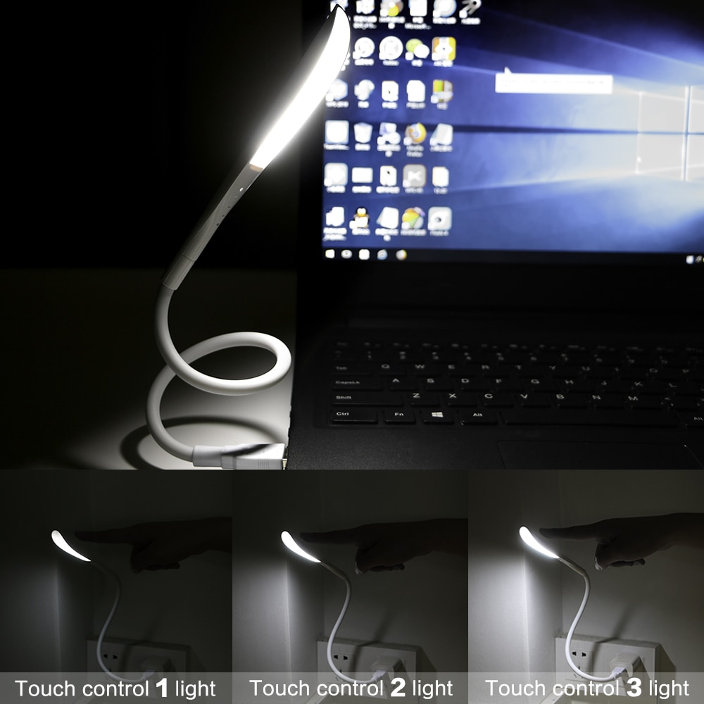 Touch Dimmable Flexible USB LED Eye-care Reading L... – Grandado