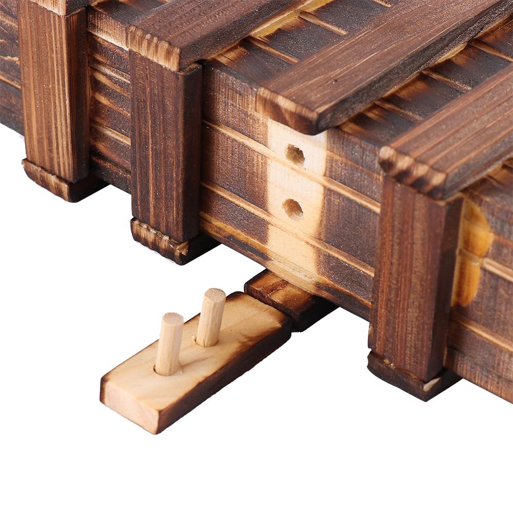 Wooden Magic Puzzle Secret Hide Box Hidden Compart... – Grandado