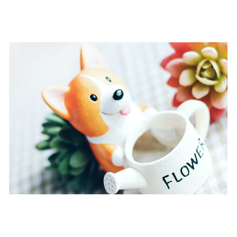 Cartoon Dogs Vase Puppy Resin Planter for Succulen... – Grandado