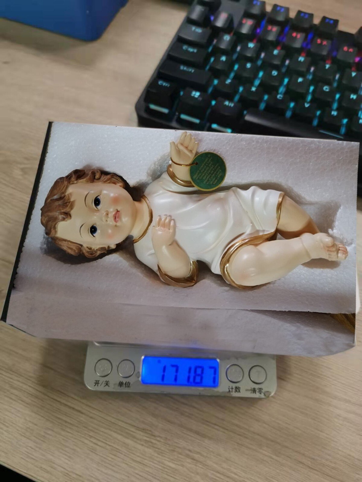 Baby Jesus Religious Ornaments Home Decorations Ba... – Grandado