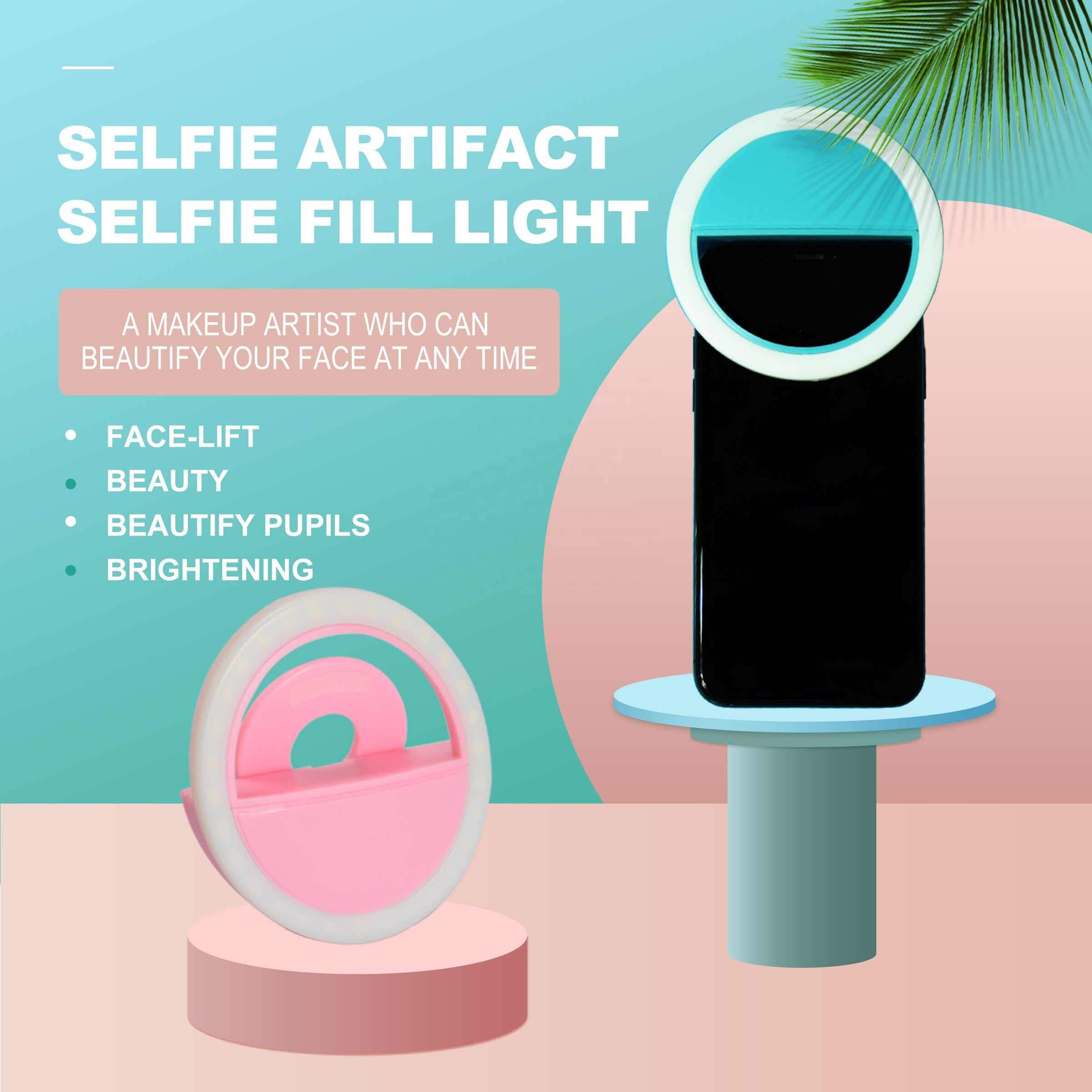 4 Colors USB Selfie Fill Light Girl Make Up Light ... – Vicedeal