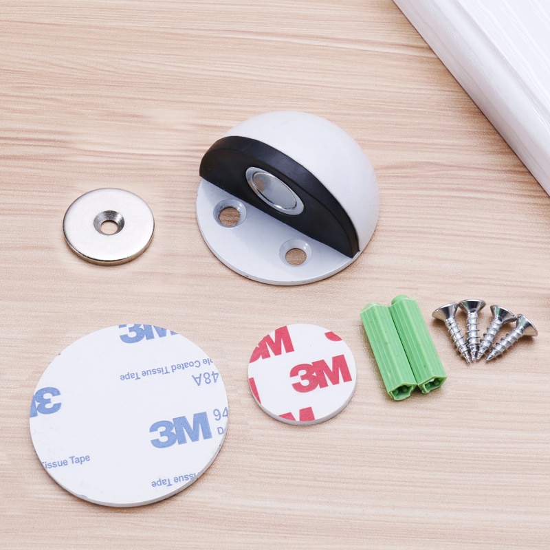 Stainless Steel Rubber Magnetic Door Stopper Non P... – Grandado