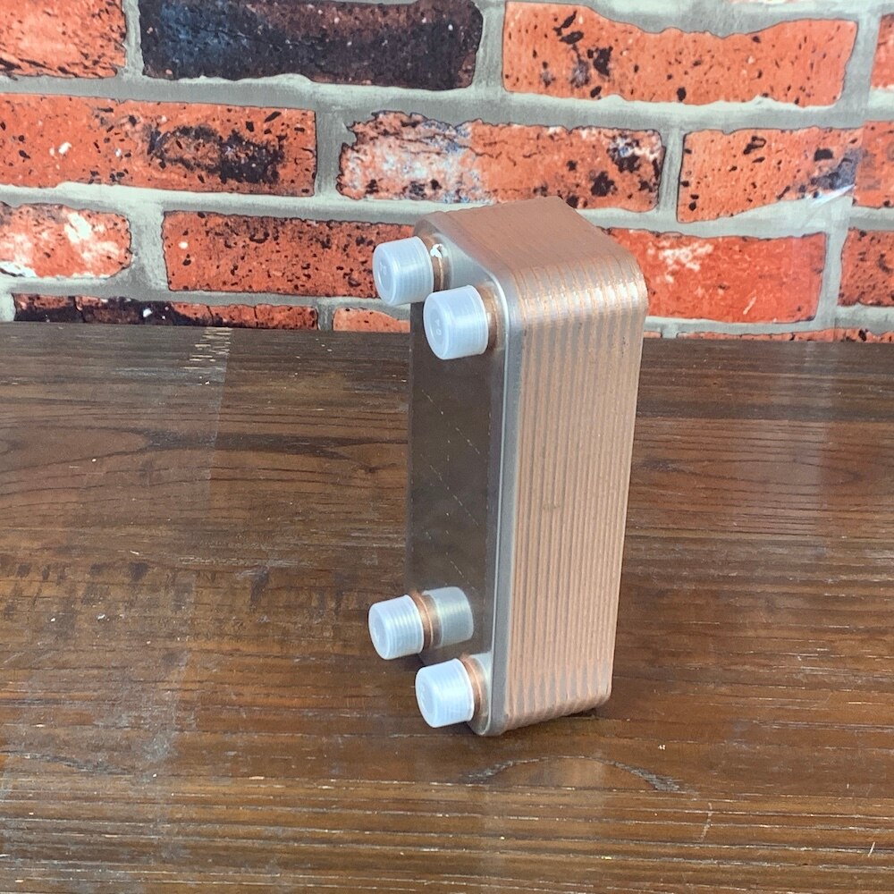 Brazed plate heat exchanger, Wort Chiller, 316 Sta... – Grandado