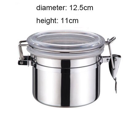 XMT-HOME stainless steel sealed jar container suga... – Grandado