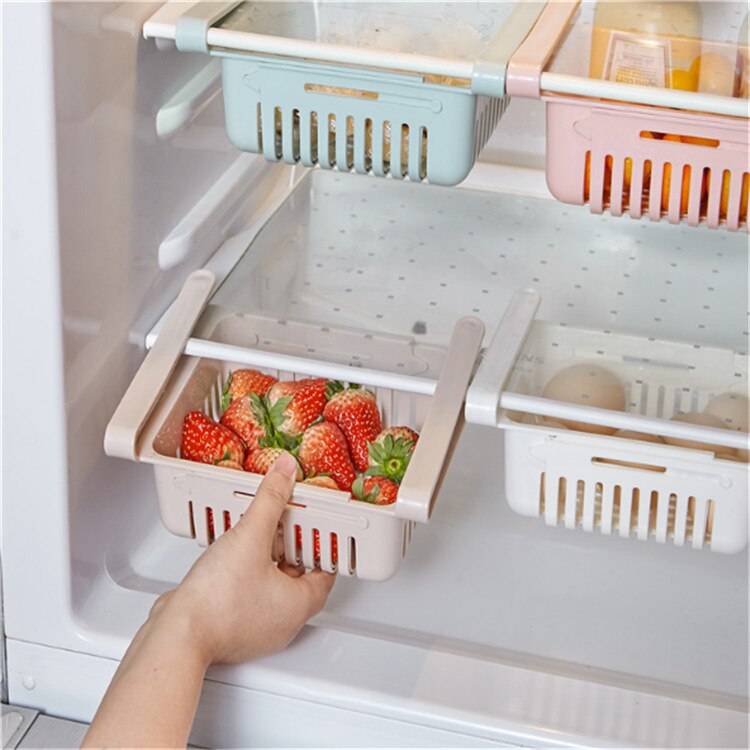 Retractable Kitchen Fridge Organizer Slide Under S... – Vicedeal