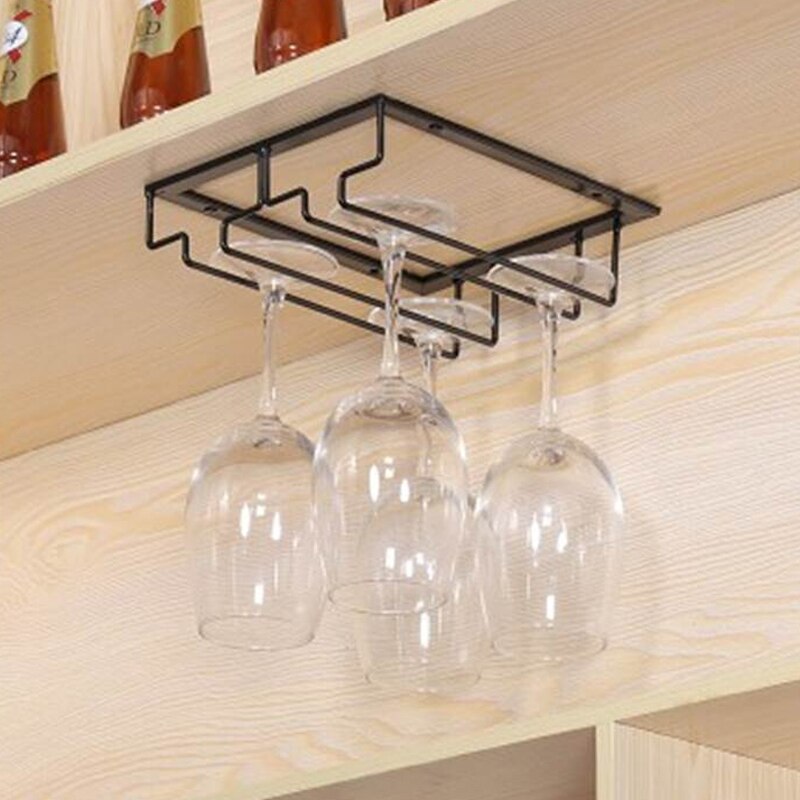 Right-angle upside-down wine glass holder Kitchen ... – Grandado