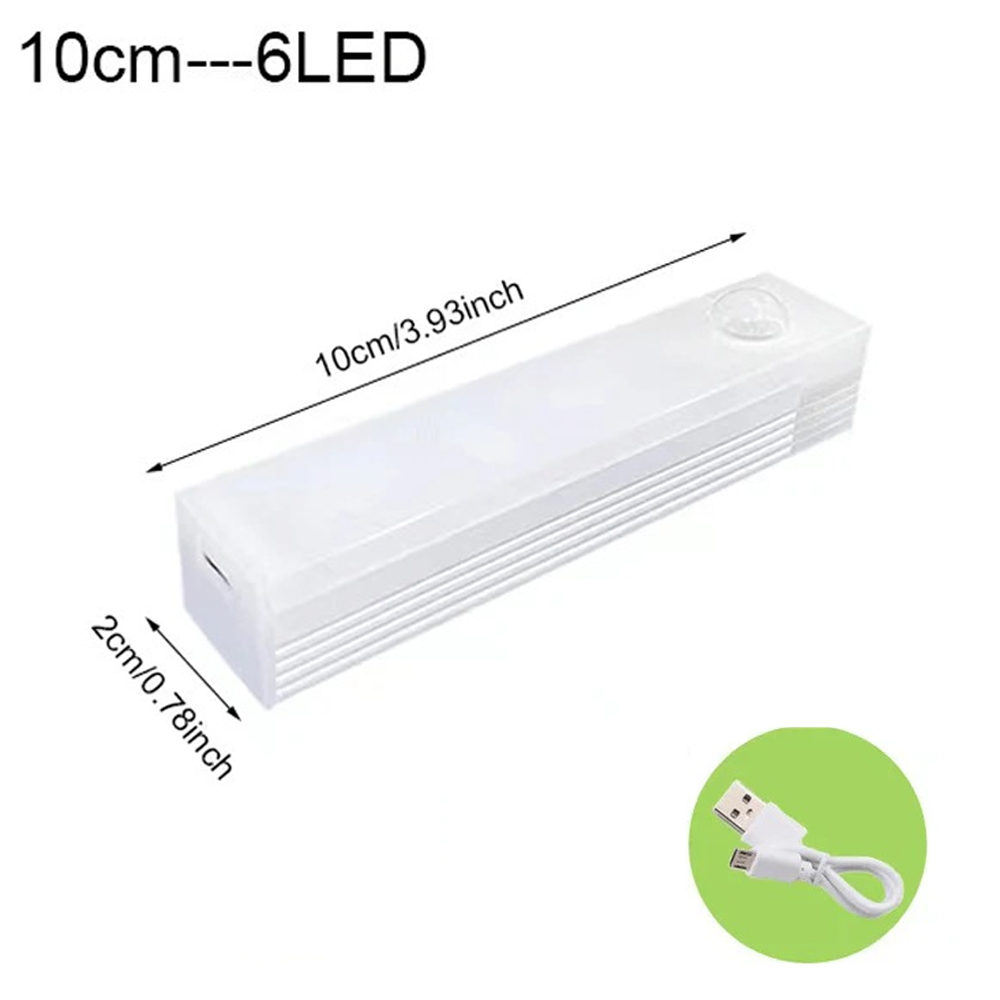Natlys trådløs led bevægelsessensor lampe usb geno... – Grandado