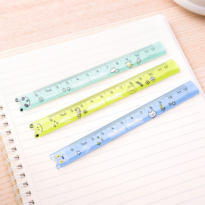Cute Cartoon Plastic Straight Ruler Students Stati... – Grandado