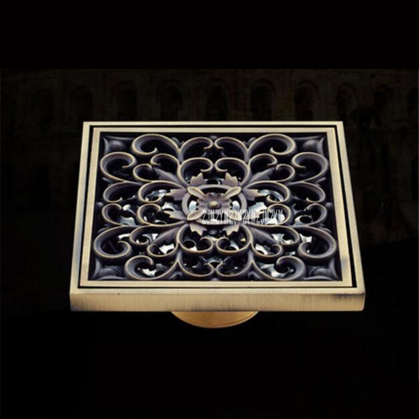 ZJ42804 European Antique Floor Drain High 4-inch S... – Vicedeal