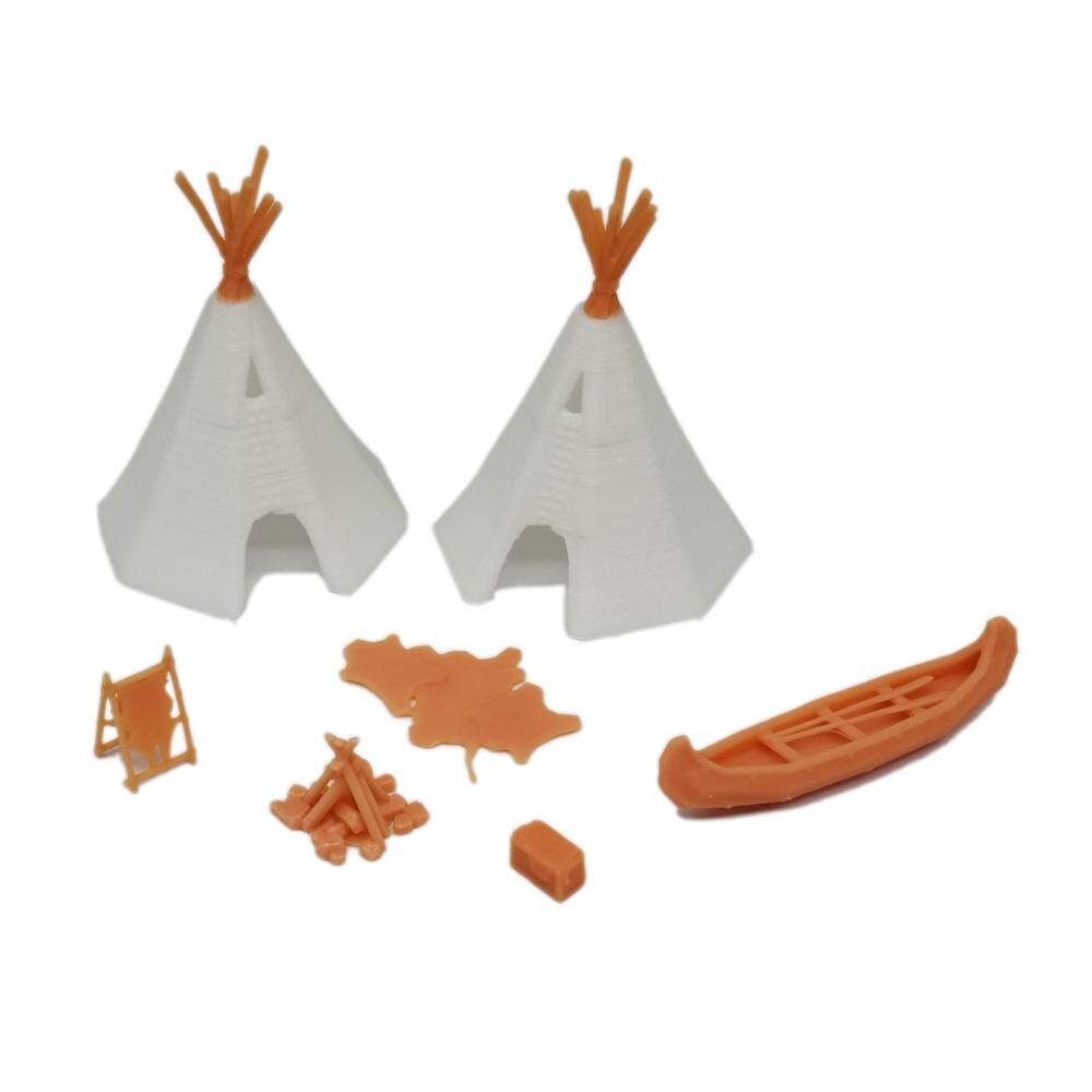 Outland Models Native American Indian Camp Set 1:6... – Grandado