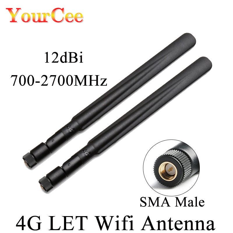 4G LET Wifi Antenna 12dBi High Gain SMA Male Omnid... – Grandado