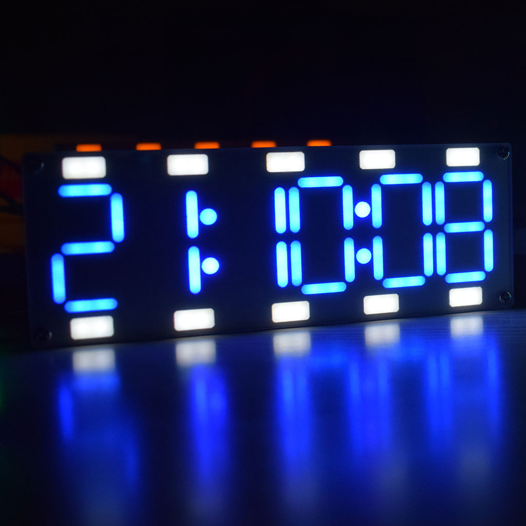 DIY Large Screen 6 Digit Two-Color LED Clock Kit T... – Vicedeal