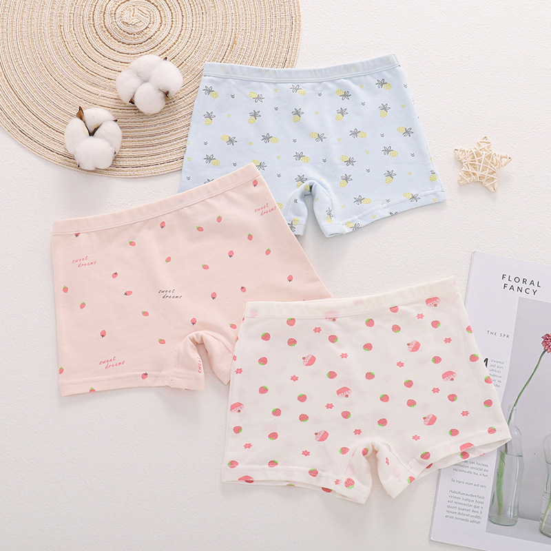 Three-Piece Suit Girls Underwear Kids Cartoon Pant... – Vicedeal