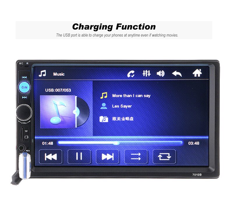 7 Inch Auto Radio MP5 Speler 2 Din Autoradio Fm/Us... – Grandado