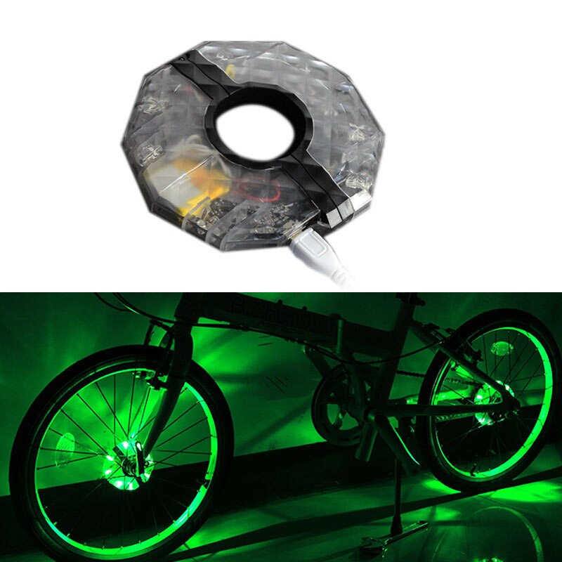1/2pcs Rechargeable LED RGB Colorful Bike Wheel Hu... – Grandado