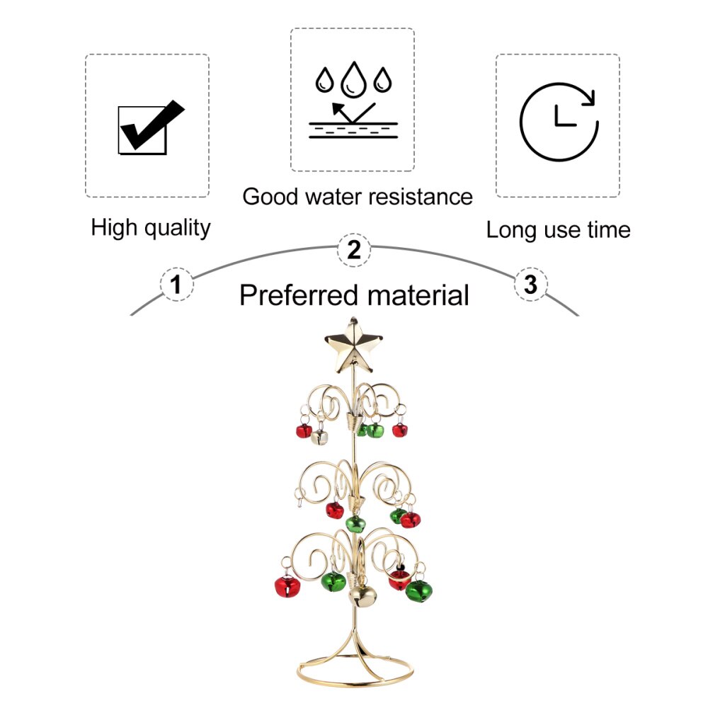 1Pc Iron Art Xmas Tree Decor Exquisite Delicate Sp... – Grandado