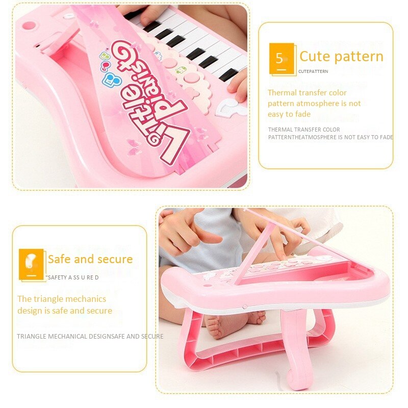 QIAOWA Q Kids Mini Musical Grand Piano Electronic ... – Vicedeal