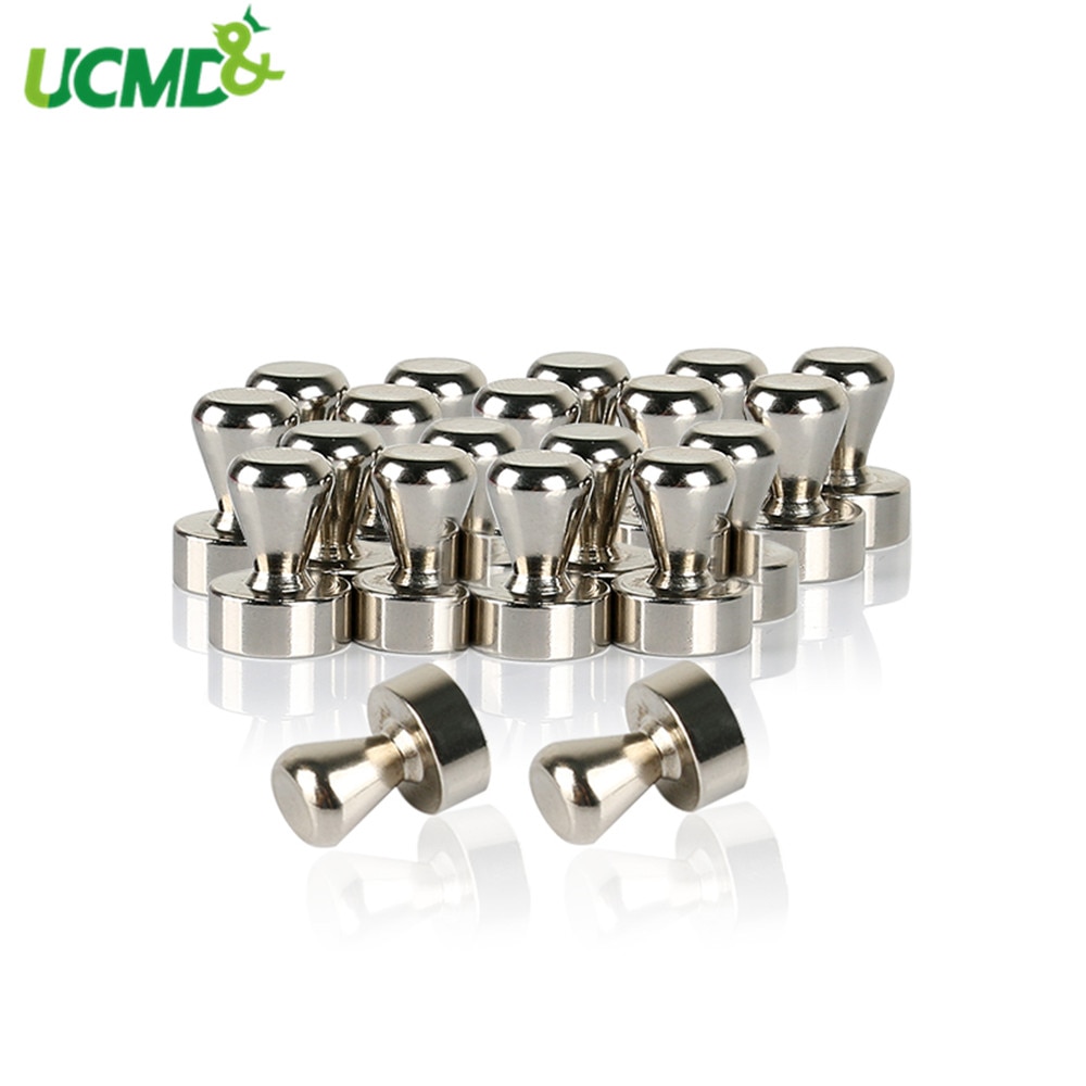 4 stk stærke magnetiske tommelfingerstifter neodym... – Vicedeal