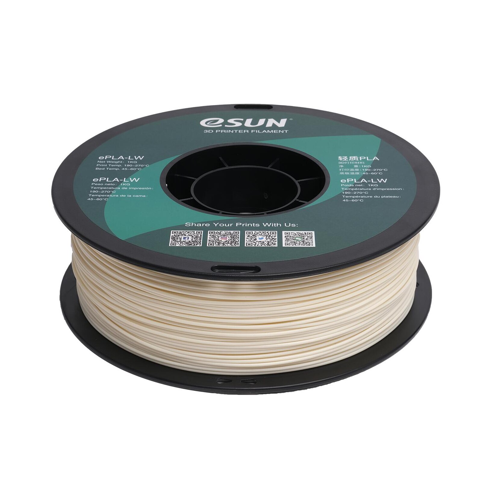 eSUN PLA-LW 3D Printer Filament 1.75mm Low Density... – Grandado