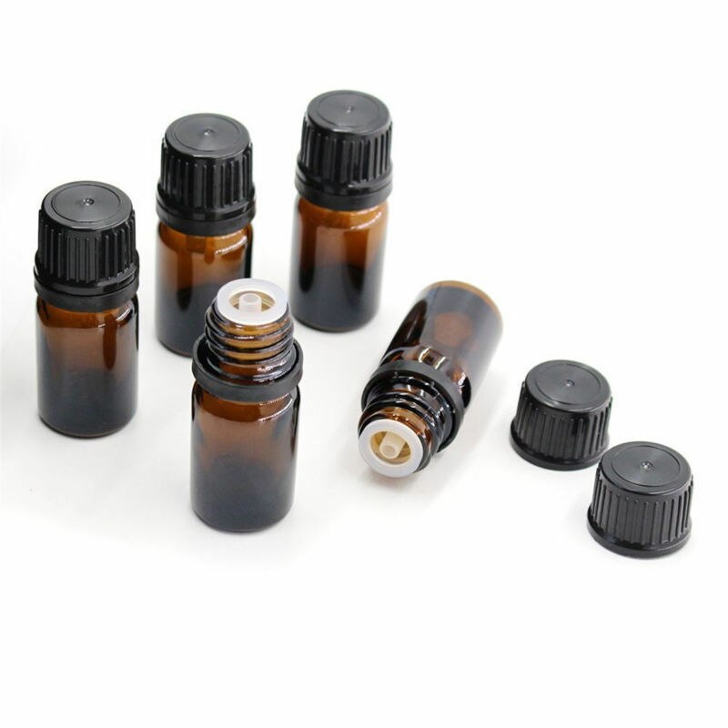 6pcs 15ml/20ml Empty Amber Brown Glass Euro Orific... – Grandado