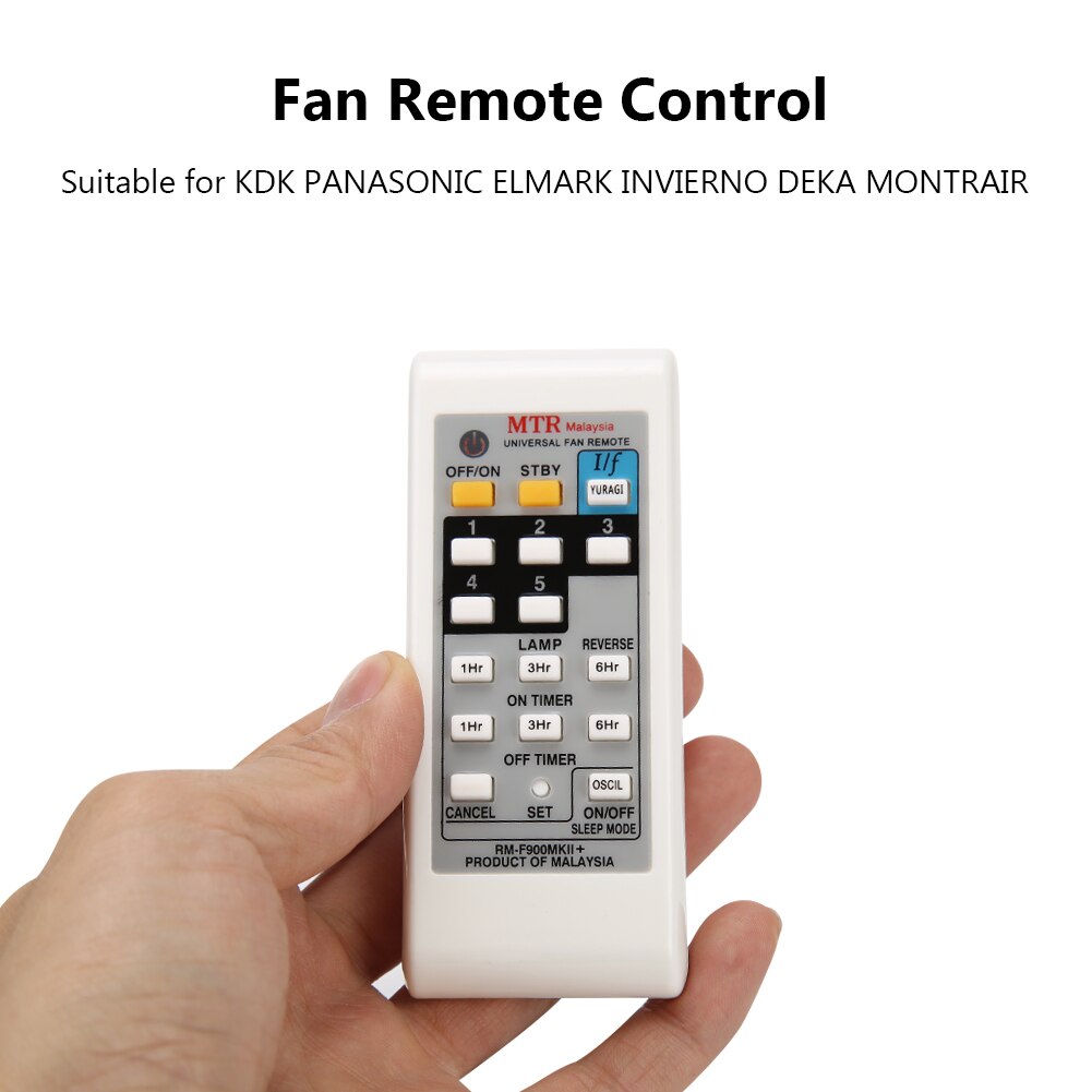 RM-F900MK Universal Fan Remote Control for KDK PAN... – Vicedeal