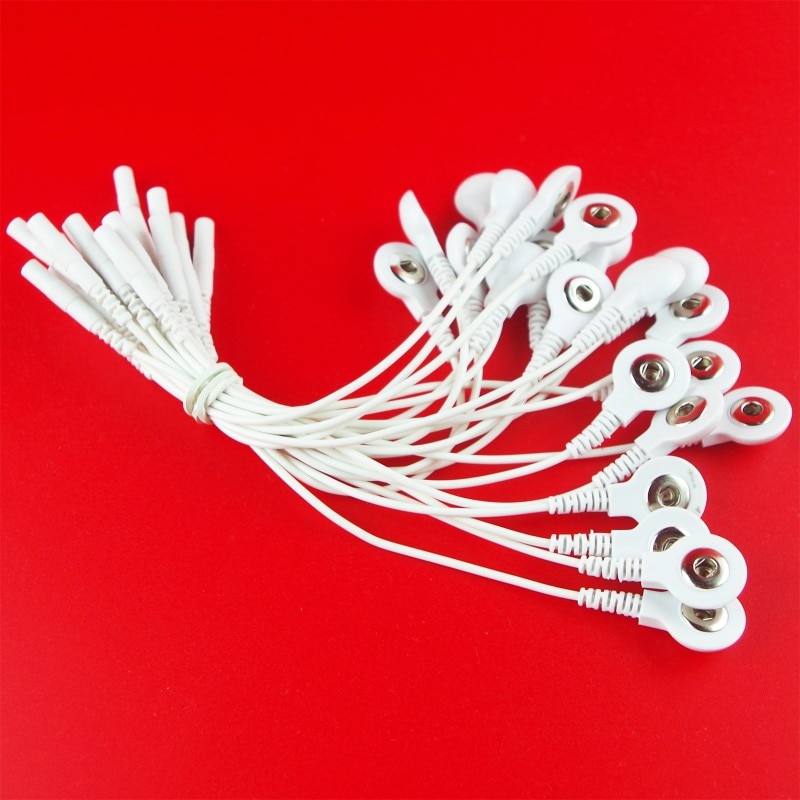4pcs/lot Electrode Tens Wire Unit Adapter Connecti... – Grandado