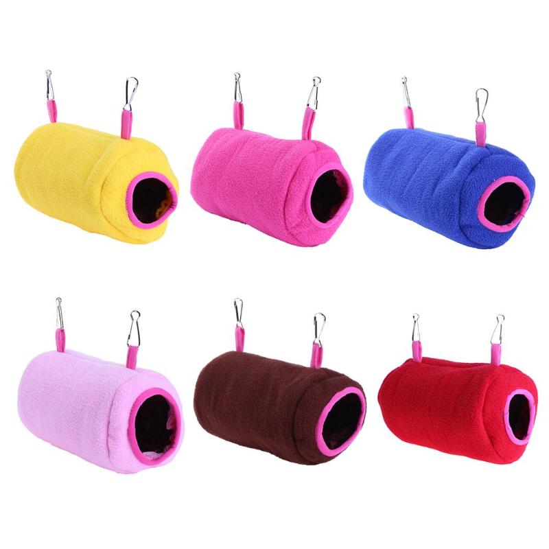Soft Plush Bird Parrot Hanging Hammock Cylindrical... – Grandado