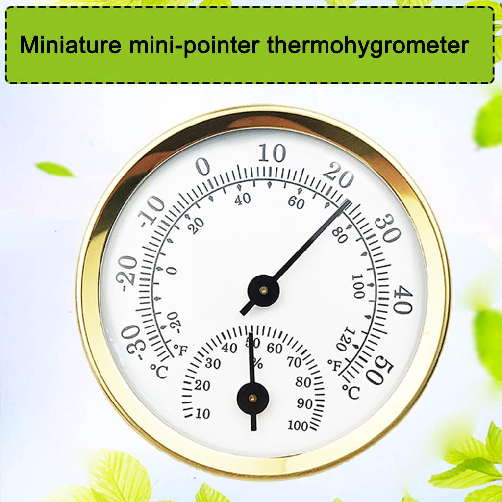 Mini Hygrometer Thermometer, 2-in-1 Analog Humidit... – Grandado