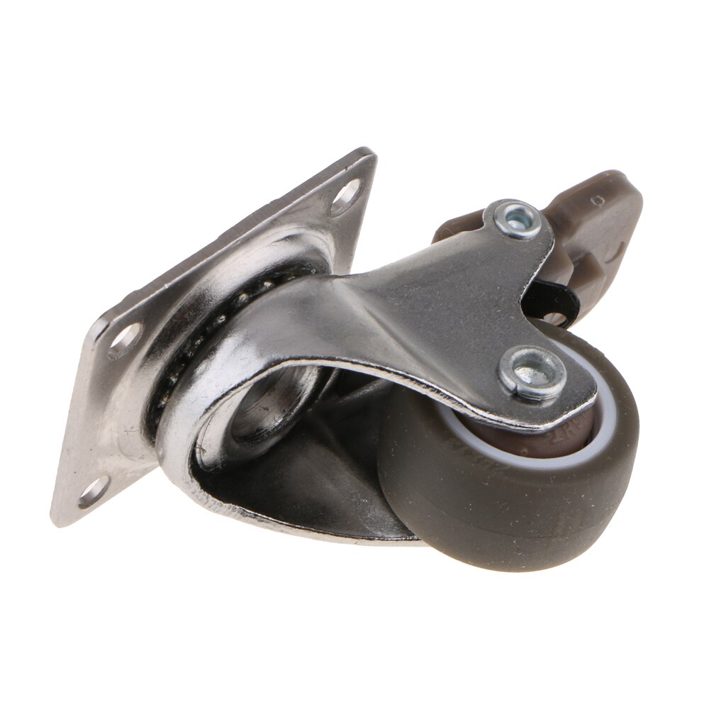 Heavy Duty Rubber Swivel Caster Wheel Castor with ... – Grandado
