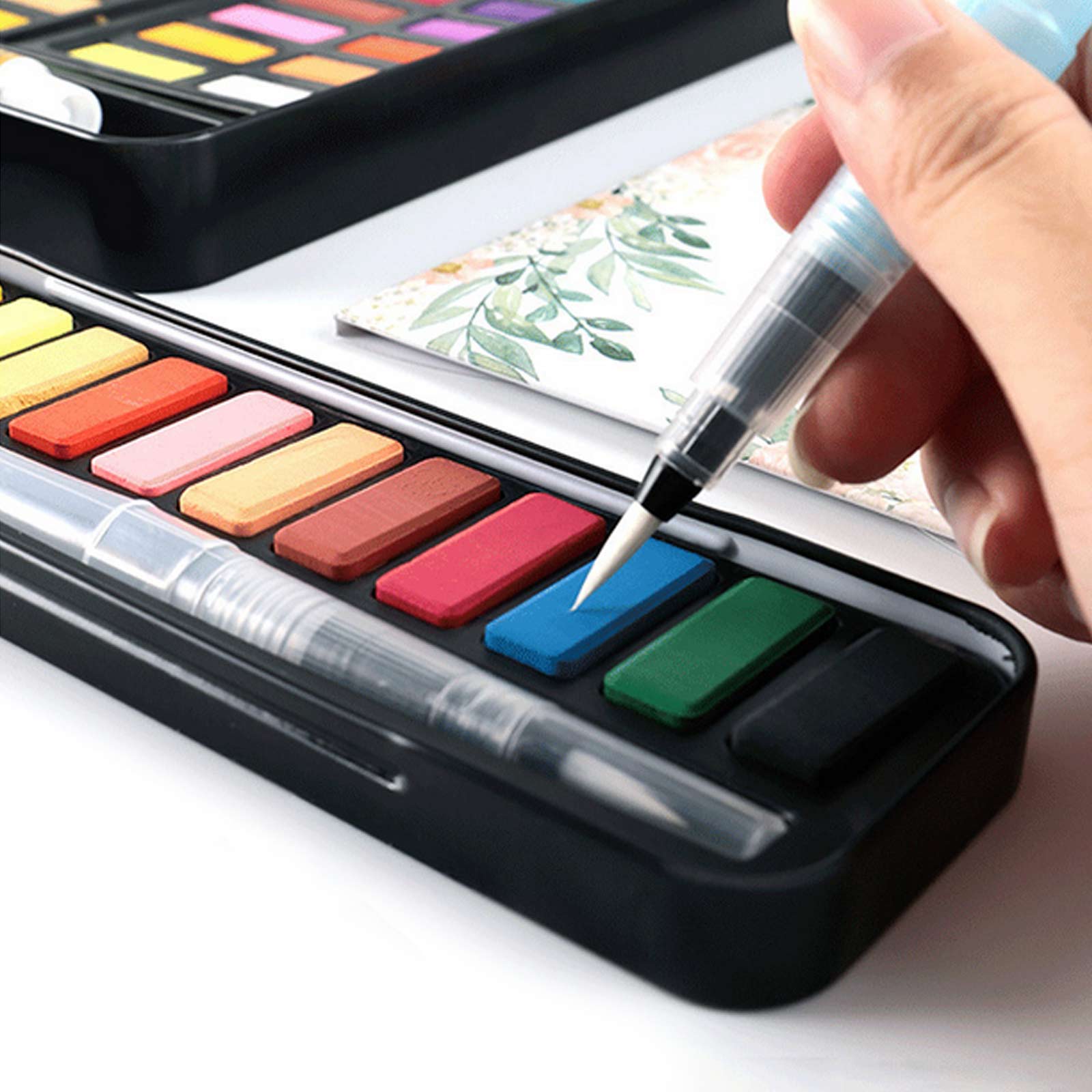 Aquarel Verf Set 12 Levendige Kleuren In Tin Box M... – Vicedeal