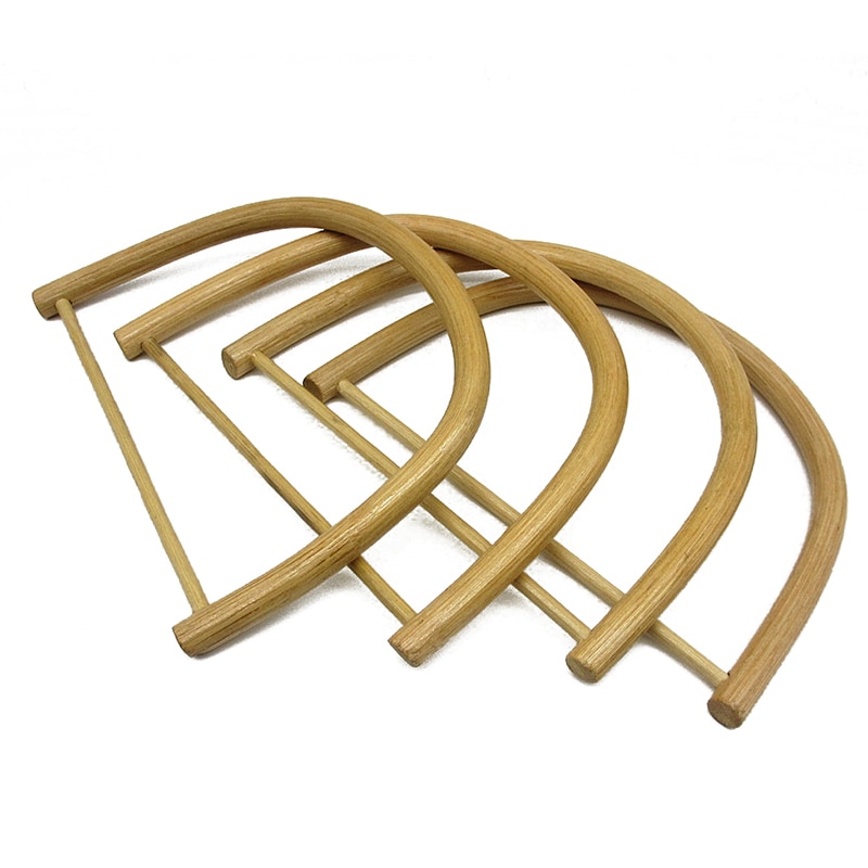 Smooth Bamboo D Round Shape Bag Handles DIY Handma... – Vicedeal