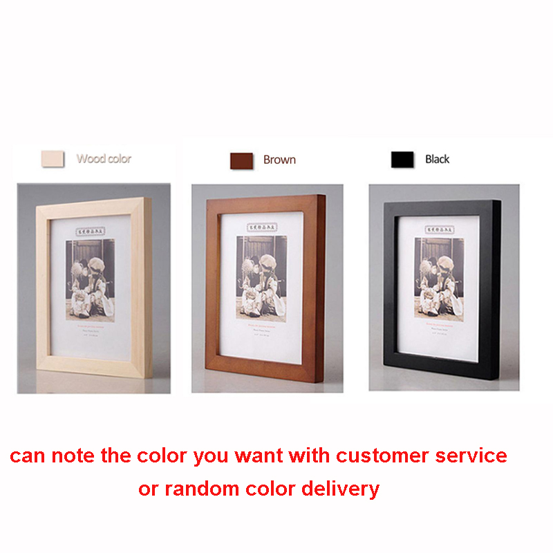 4pcs 6 Inch Home Photo Display Wooden Photo Frame ... – Vicedeal