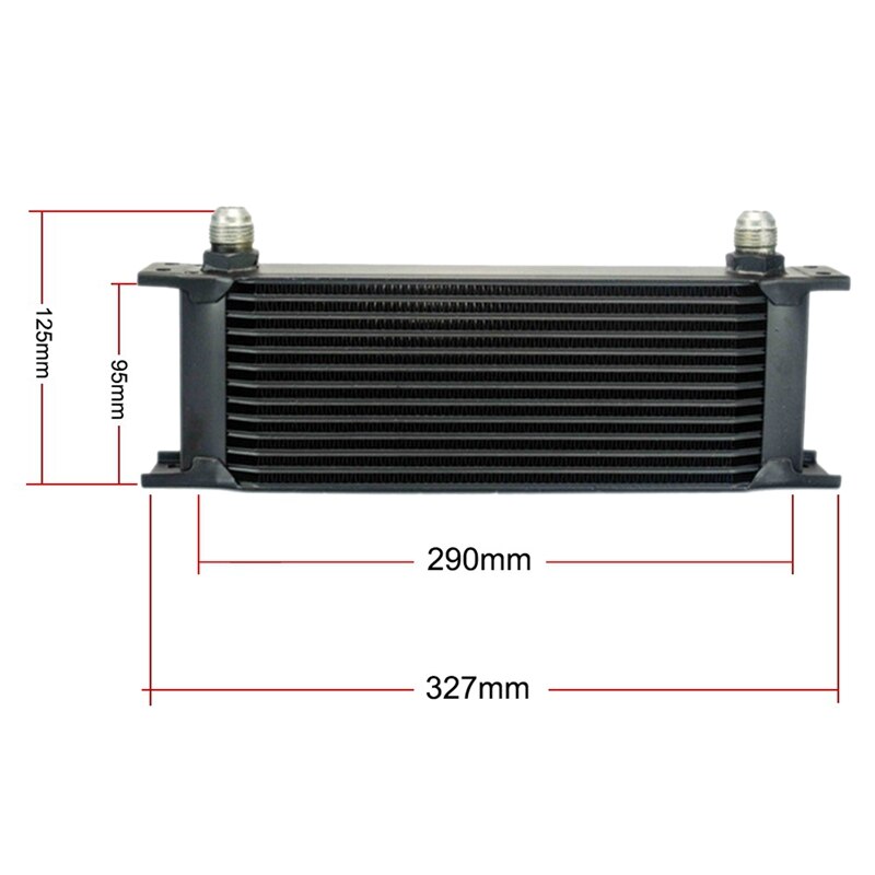 13 Row Car Oil Cooler British AN10 Engine Radiator... – Grandado