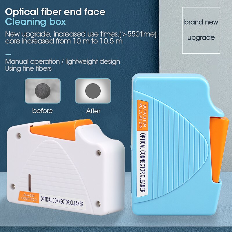 COMPTYCO Fiber End Face Cleaning Box Fiber Wiping ... – Vicedeal