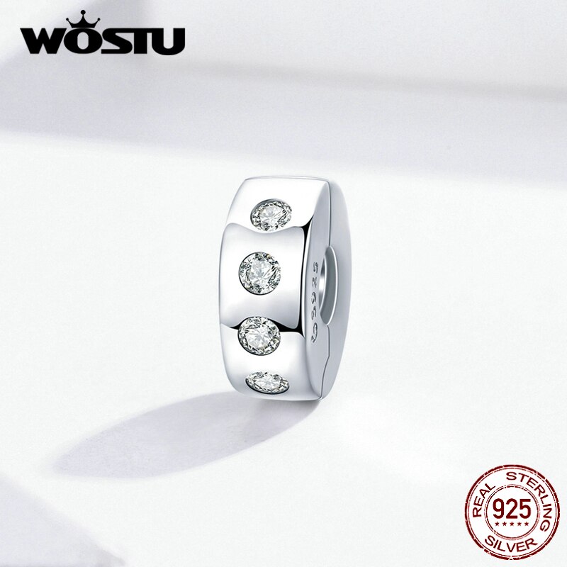 WOSTU 925 Silver 6 Style Metal Stop Beads Bead For... – Grandado