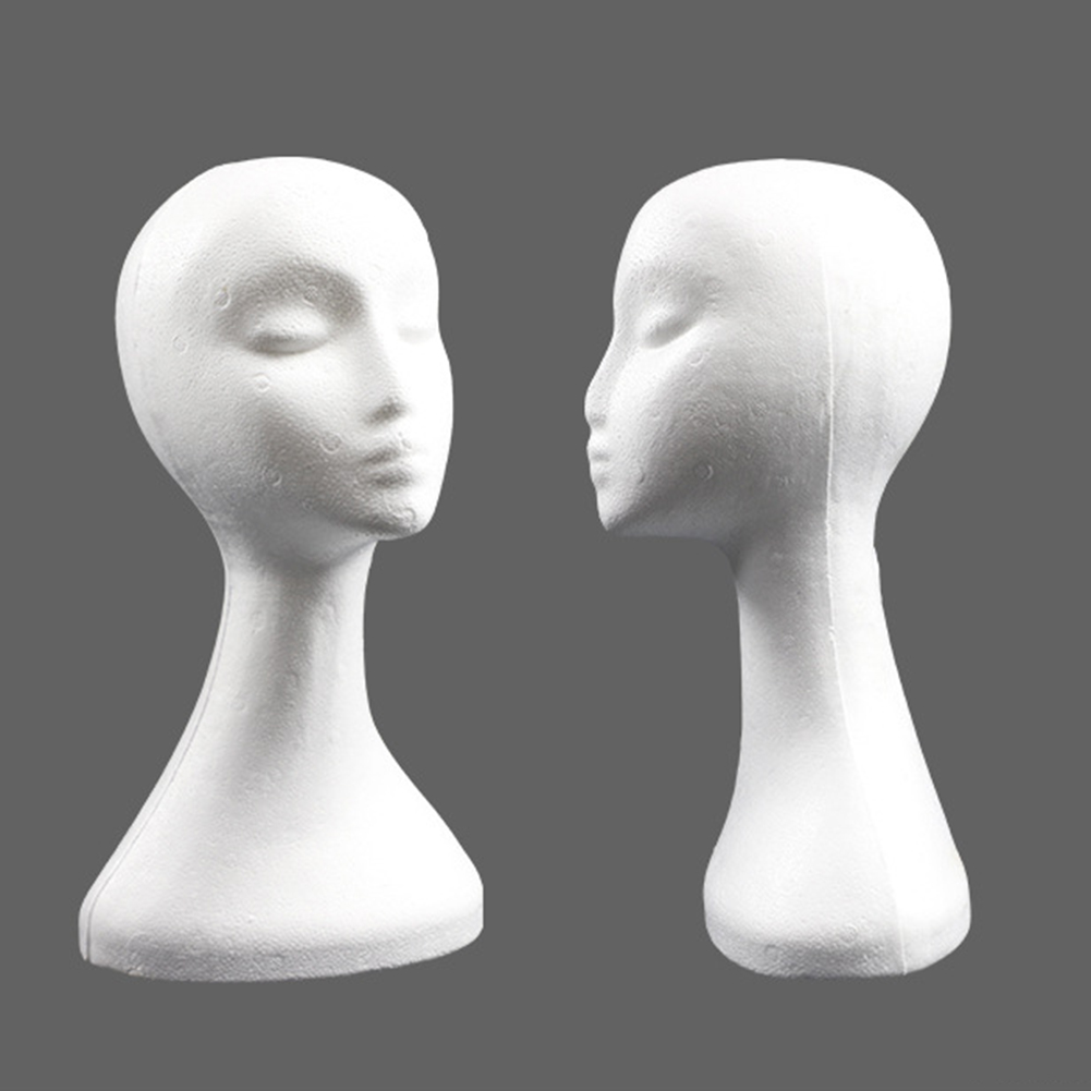 Foam Mannequin Head Female Male Dummy Head Model W... – Vicedeal