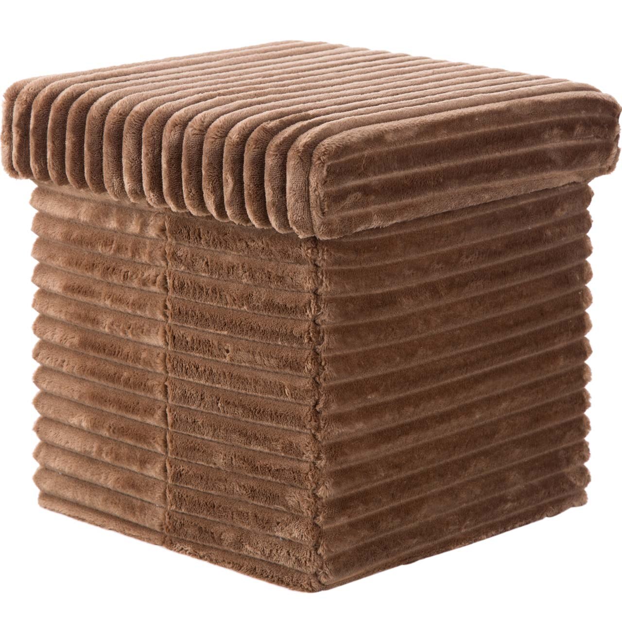 Flannel storage stool multi-function storage stool... – Grandado