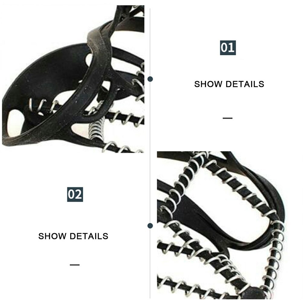 Anti Slip Ice Snow Shoes Walk Traction Cleats Grip... – Grandado