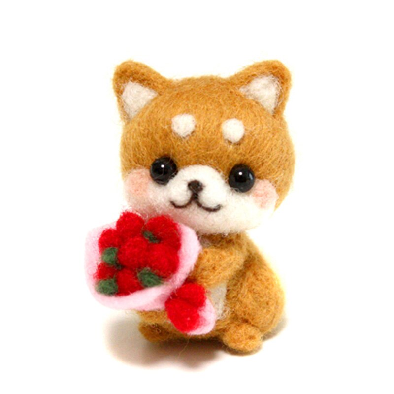 Fun Craft Toy Wool Felt Animal Shiba Inu Brooch Je... – Vicedeal