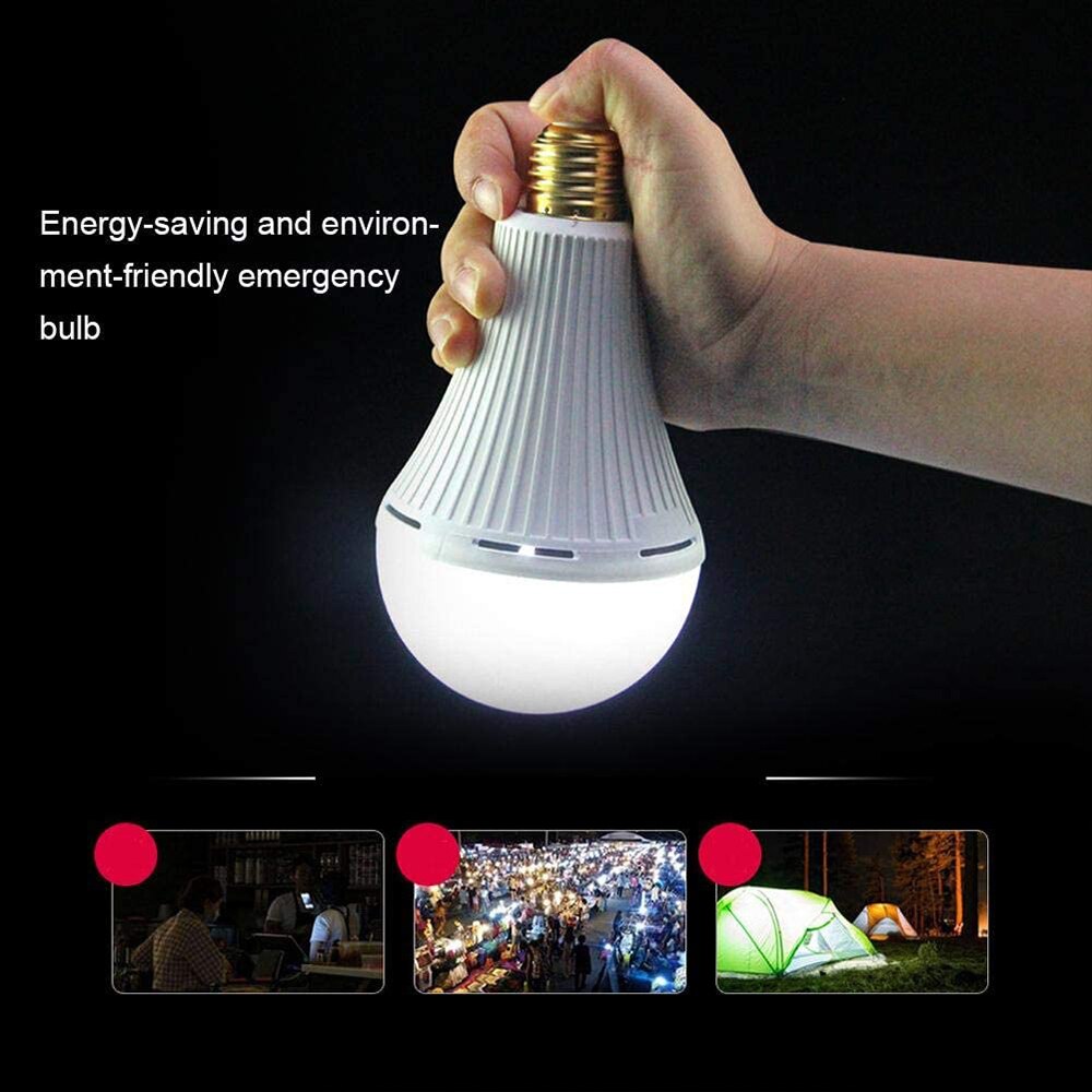 Rechargeable Emergency LED Bulb 1200mAh 15W 150W E... – Grandado