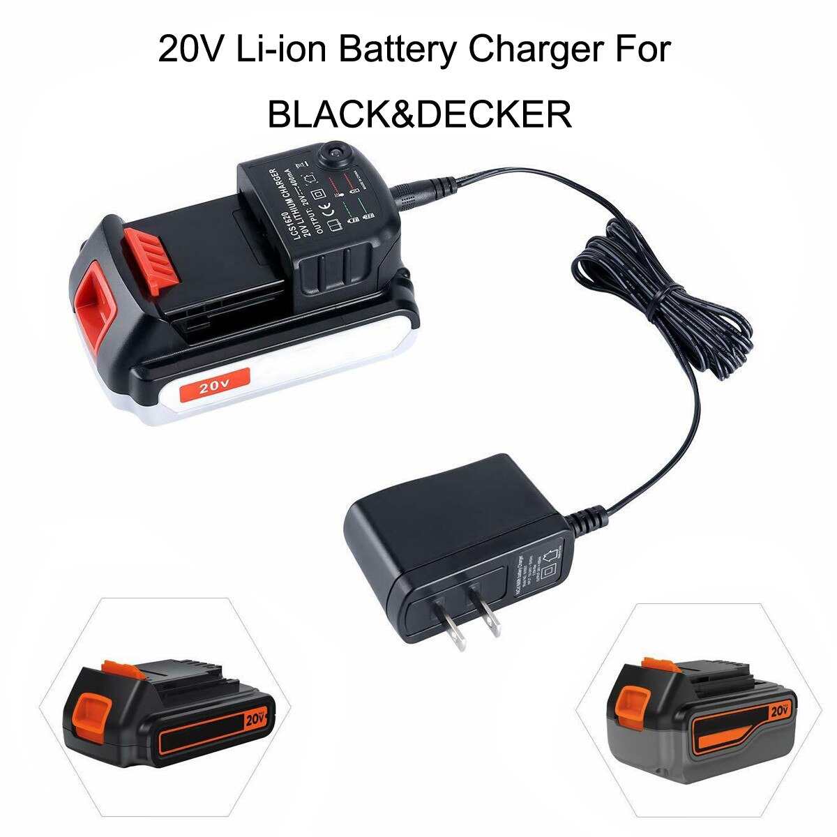 20V outils Li-ion batterie LCS1620 chargeur pour n... – Grandado