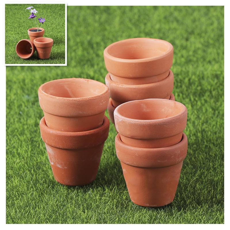 10Pcs 5.5x5cm Mini Terracotta Pot Clay Ceramic Pot... – Grandado