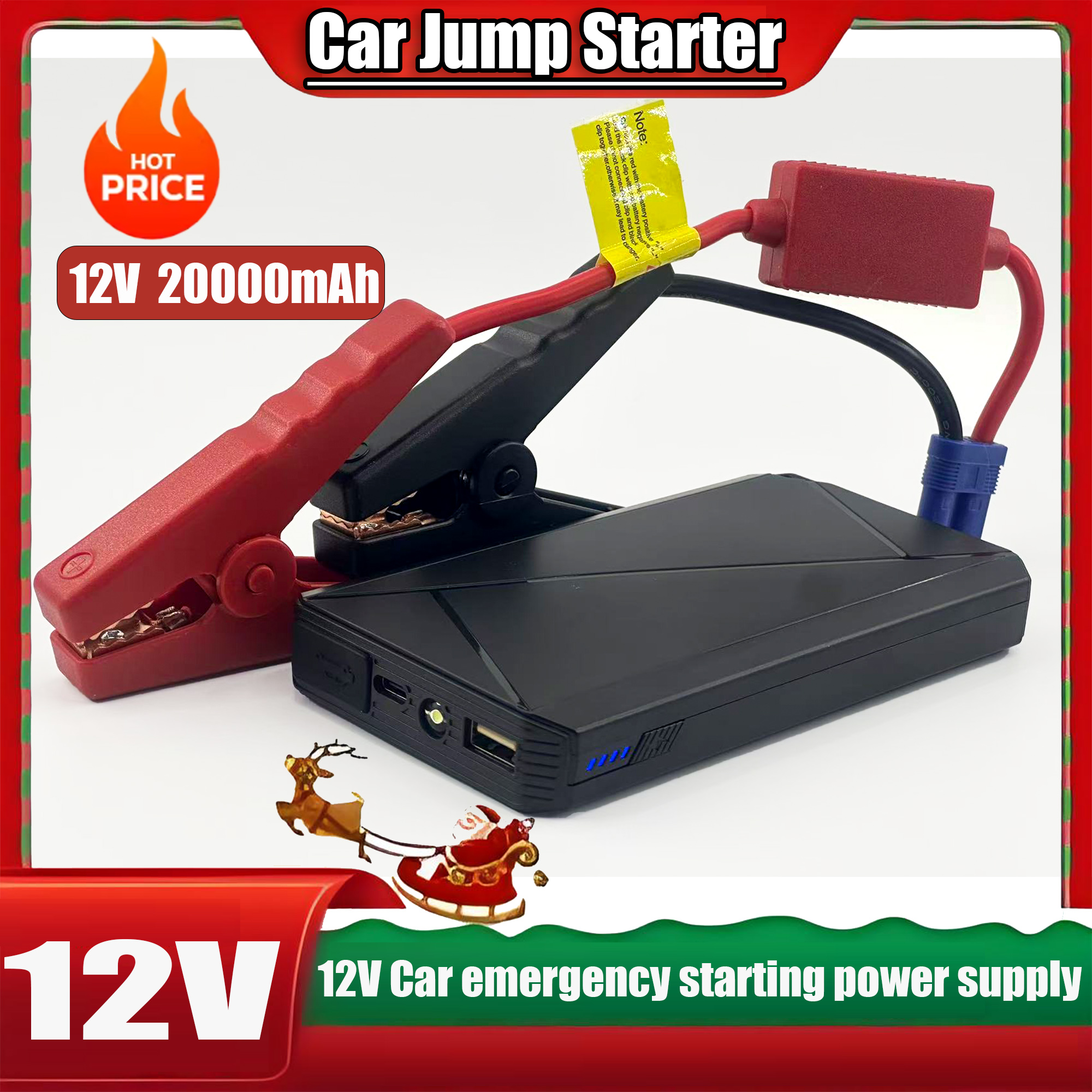 12V Emergency starting power supply for cars Power... – Vicedeal