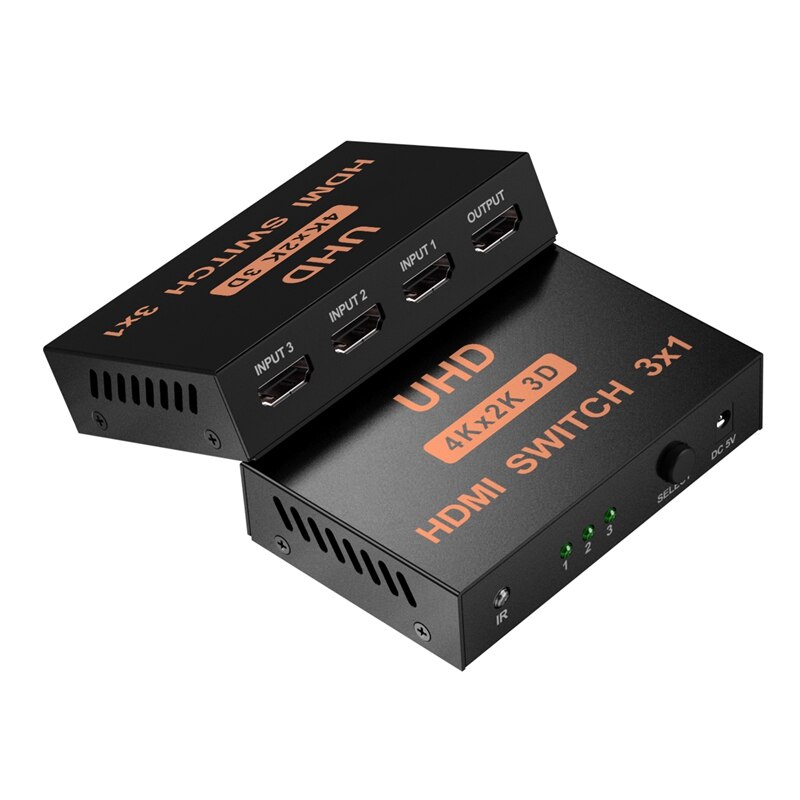 4K Video HDMI Switch Switcher with IR Remote Contr... – Vicedeal