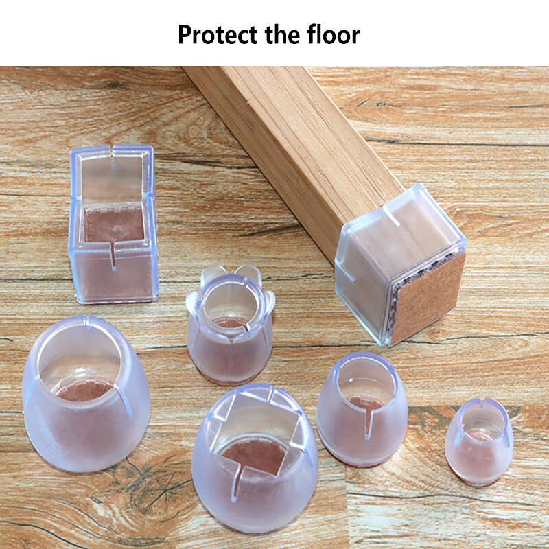 4Pcs/Lot Table Chair Leg Mat Furniture Silicone No... – Grandado