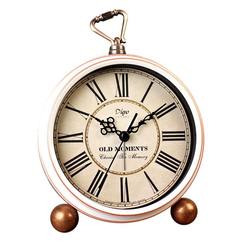 Digo Retro Alarm Clock European Battery Silent Des... – Grandado