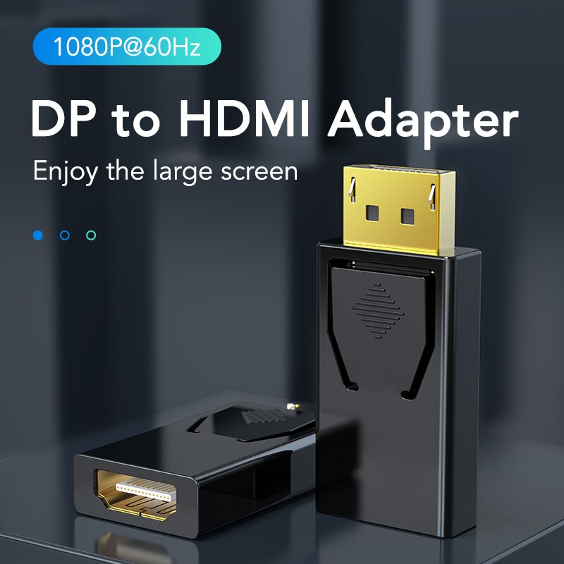 Cabletime Display Port Naar Hdmi Kabel 1080P 60Hz ... – Vicedeal